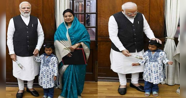 pm narendra modi asked MP Himadri Singh three year old daughter about work office know answer ...