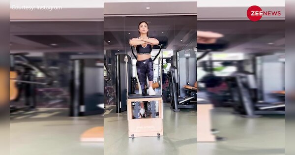 seductive and sexy Shilpa Shetty wears too tight gym outfit fans got ...