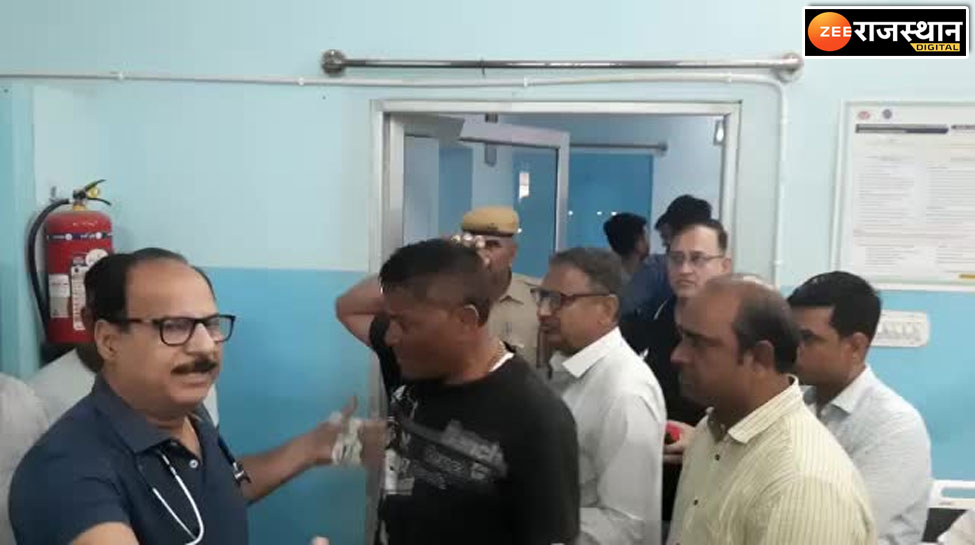 Churu news Clash between doctor and private lab operator in Churu ...