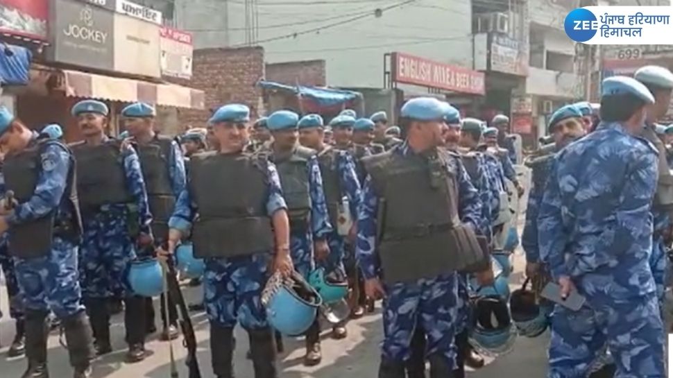 Flag March by Police News: ਪੁਲਿਸ ਨੇ ਅਮਨ-ਸ਼ਾਂਤੀ ਲਈ ਵੱਖ-ਵੱਖ ਜ਼ਿਲ੍ਹਿਆਂ 'ਚ ...