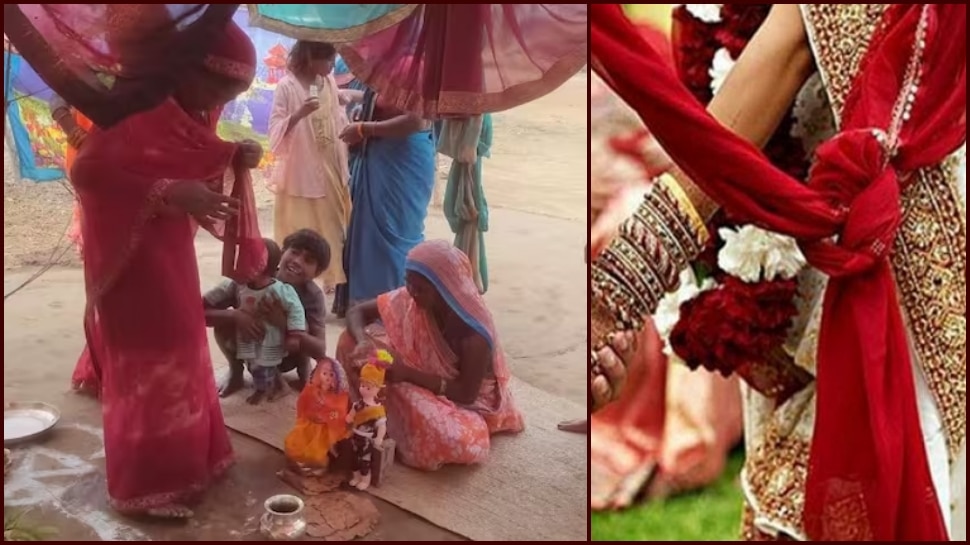doll unique wedding in surajpur gudda gudiya ki anokhi shadi whole ...