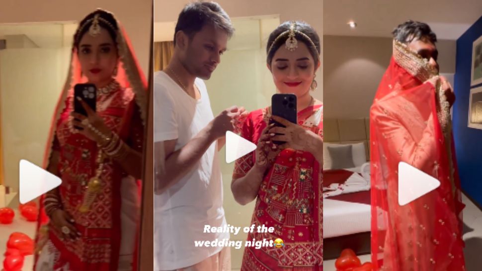 Dulha Dulhan New Suhagrat Viral Video Desi Copule First Night Hot And