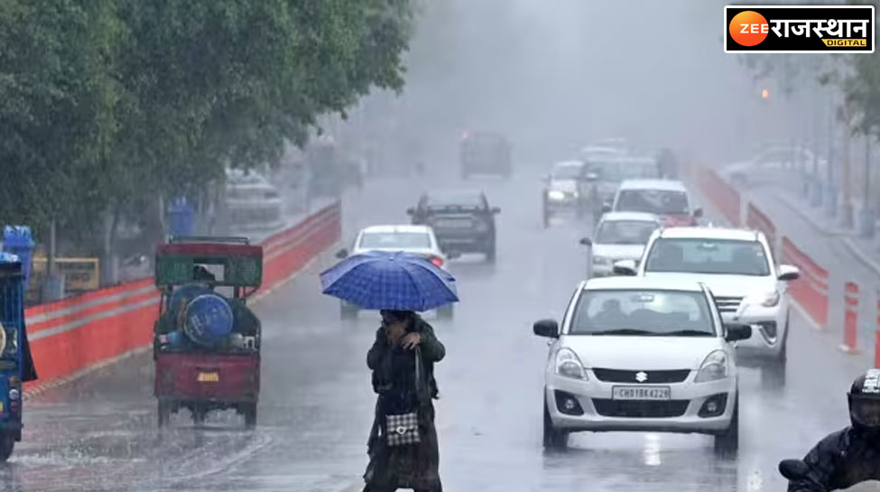 Rajasthan Weather Update Western Disturbance active hail fall with heavy rain | Rajasthan ...