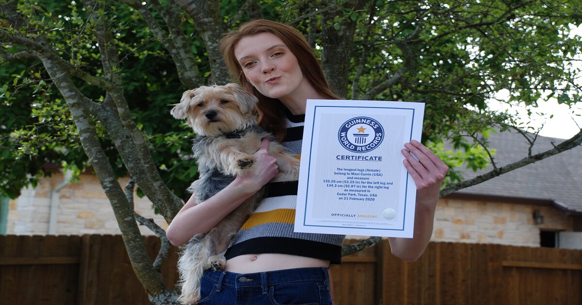 Maci Currin: This is the girl with the longest legs in the world the ...