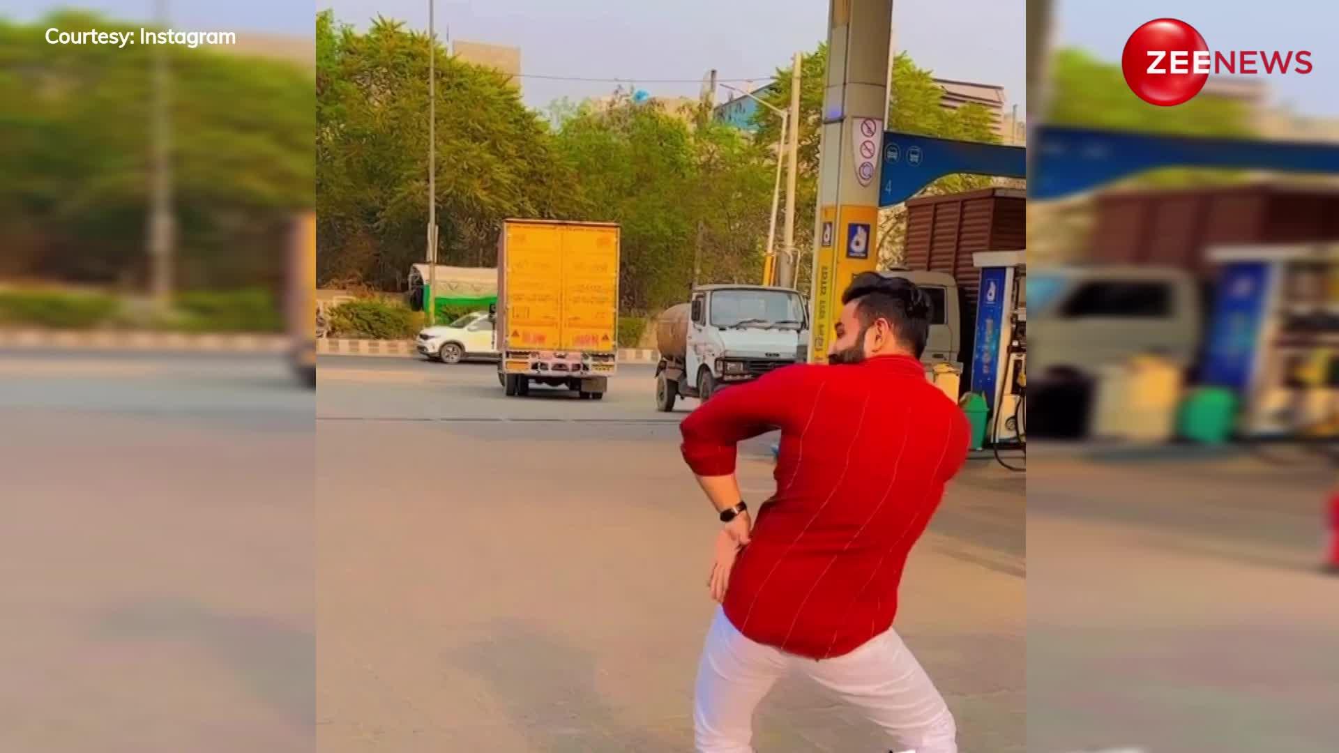 Young Man Hot Moves On Sapna Choudhary Song Going Viral Watch Gaon Ki Bhabhi Ka Dance Video