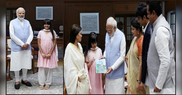 PM Modi Is Cool Poonam Mahajan Daughter Avika Rao Took Blessings by ...