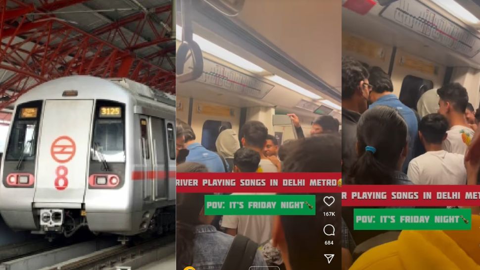 Haryanvi song played in Delhi Metro after porn video at Patna railway station Video viral on ...