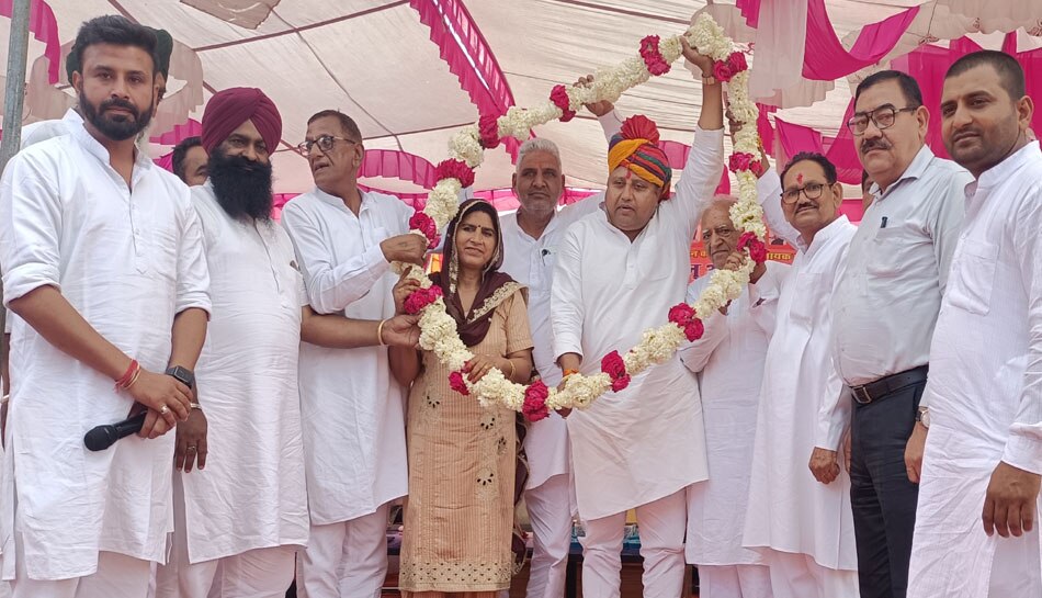 Sriganganagar News Panchayat Samiti honored district head Kuldeep ...