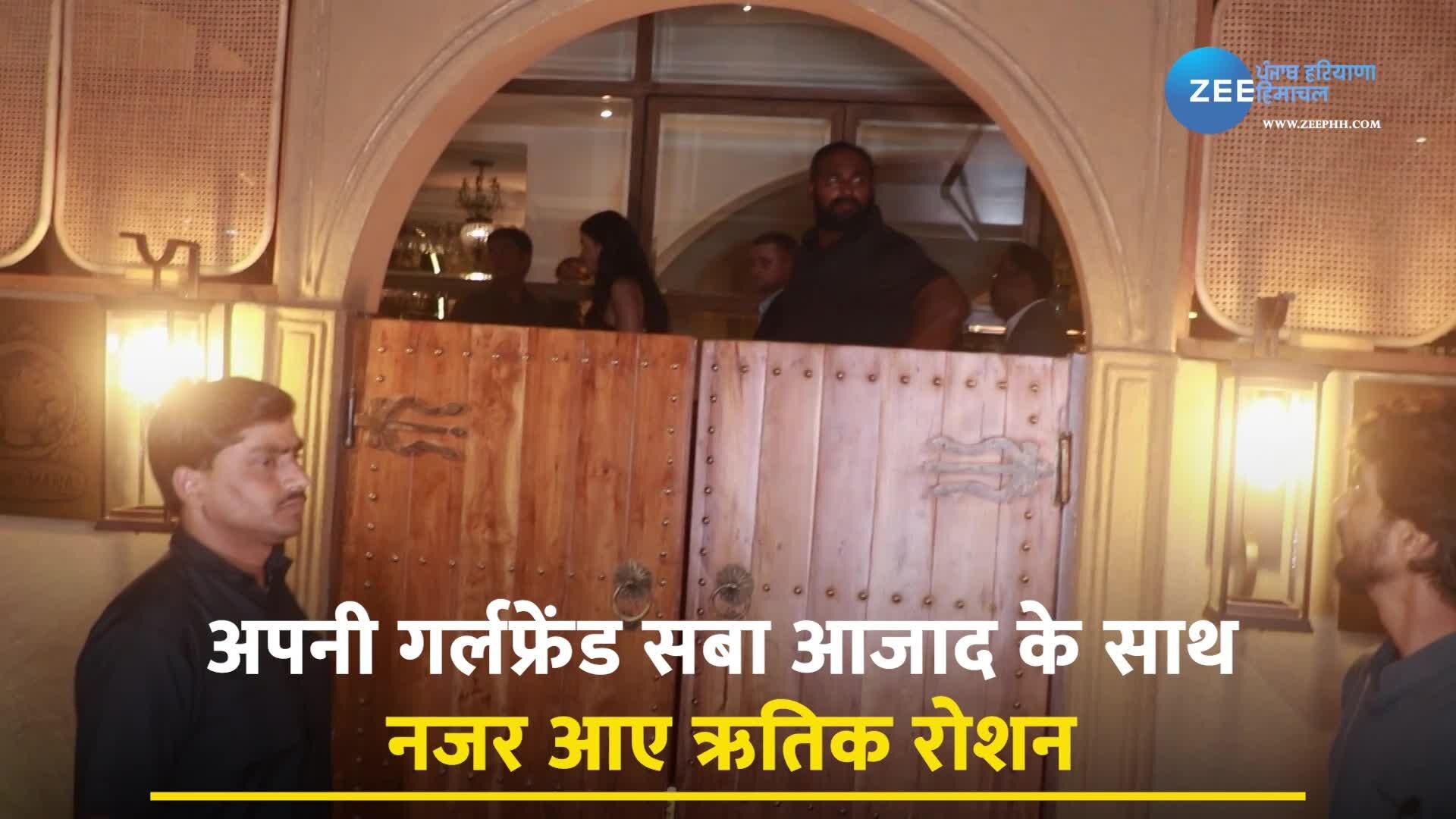 hrithik roshan with girlfriend saba azad spotted at la loca maria ...