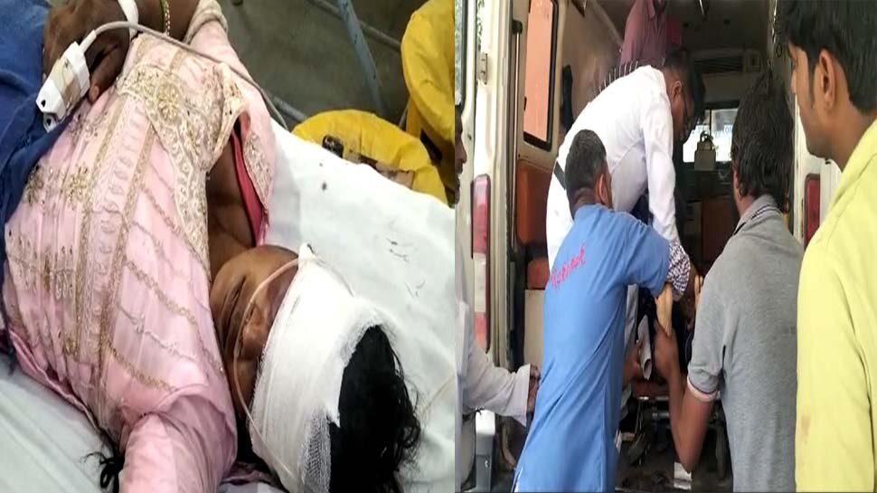 Tremendous collision of tractor and tempo in Alwar 8 people injured one dead | Alwar: अलवर में ...