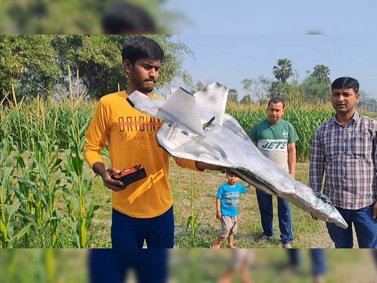 amazing invention by Bihari Boy made a fighter plane out of jugaad ...