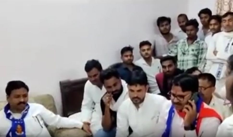 BJP MLA Sanjeev Singh Kushwaha photos went viral causing stir in Bhind ...