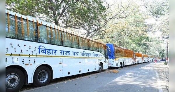 Bihar Roadways Buses 1000 Buses Will Run To 5 Neighboring States On 350 ...