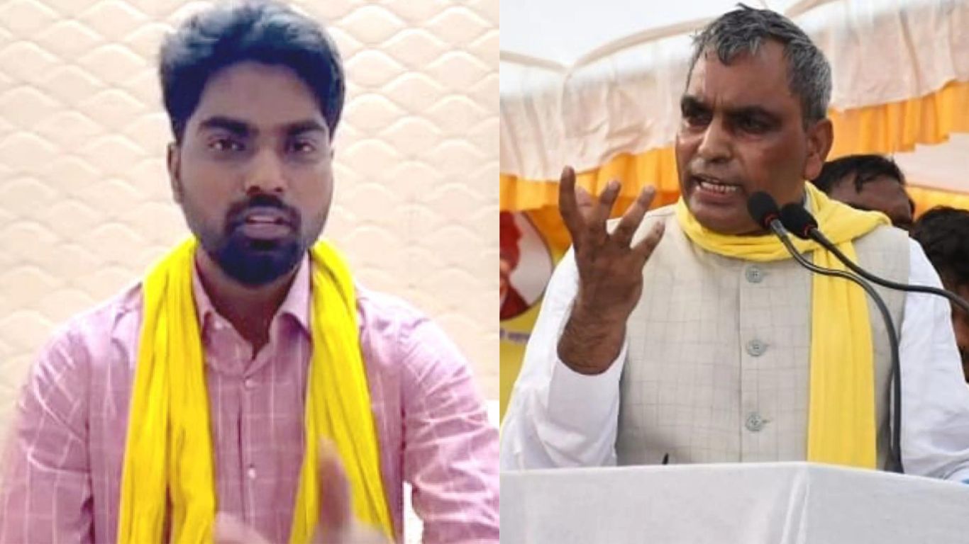 UP Nikay Chunav 2023 which party alliance with Subhaspa OP Rajbhar son ...