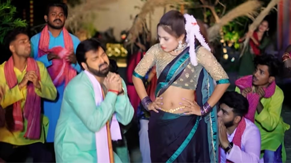 Pawan Singh New Bhojpuri Song 2023 Jhora Me Tikodha with shivani Queen Shalini viral on internet ...