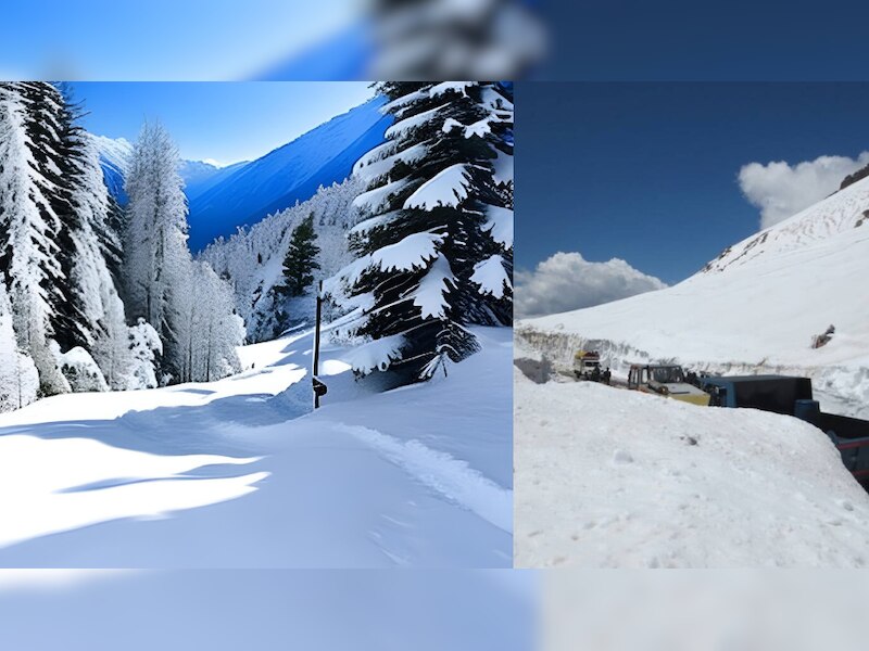 Manali mall road in 2050 future ai image see manali 2050 beautiful ...