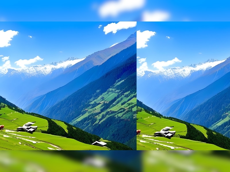 Manali mall road in 2050 future ai image see manali 2050 beautiful ...