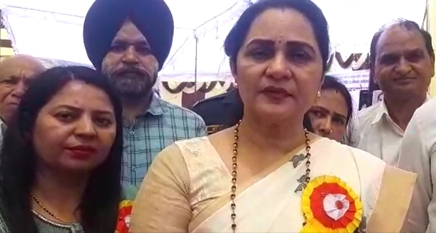 Fatehabad news Ambedkar Jayanti MP Sunita Duggal takes dig Congress ...