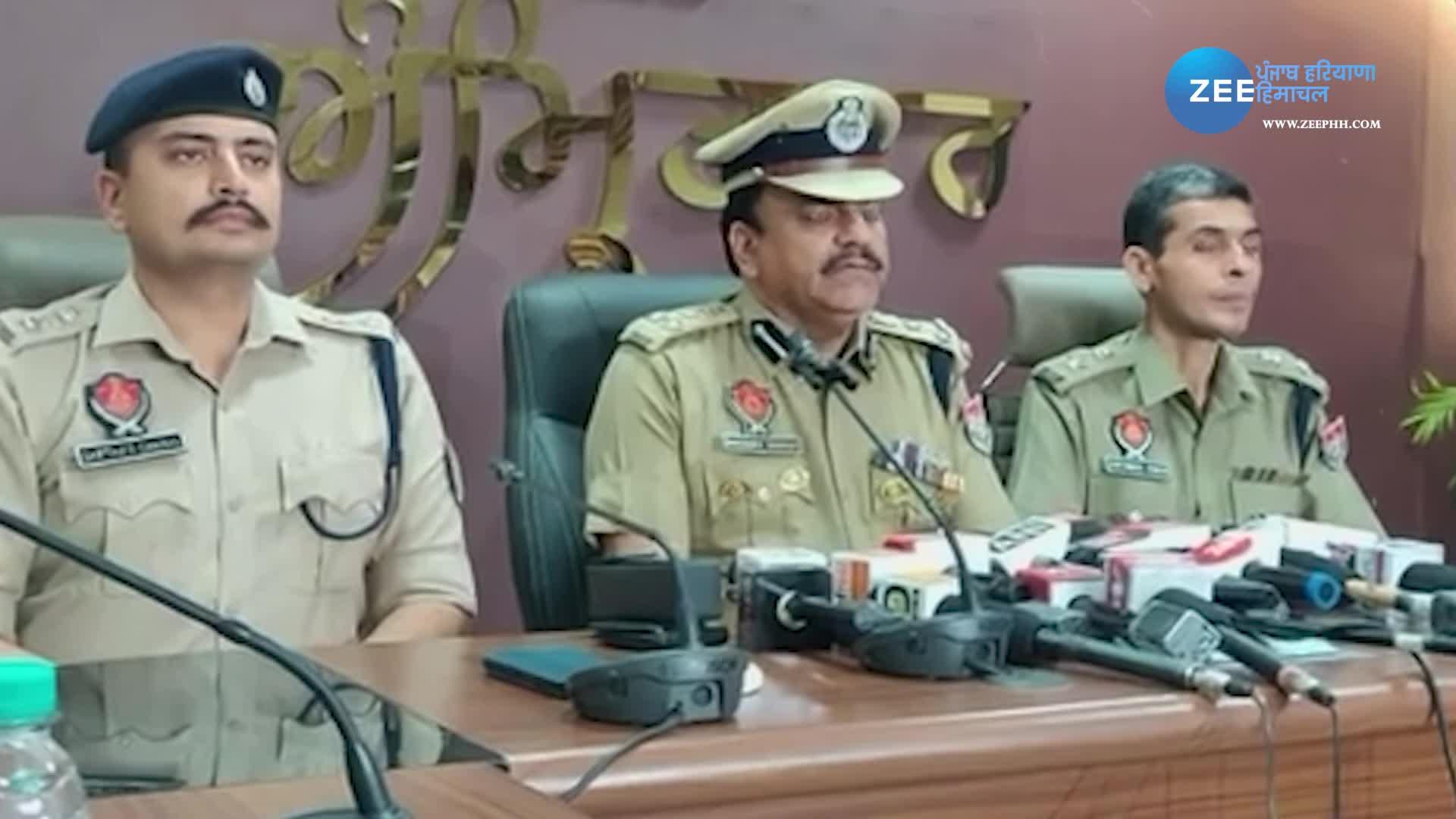 amritpal singh supporter joga singh arrested punjab DIG held press ...