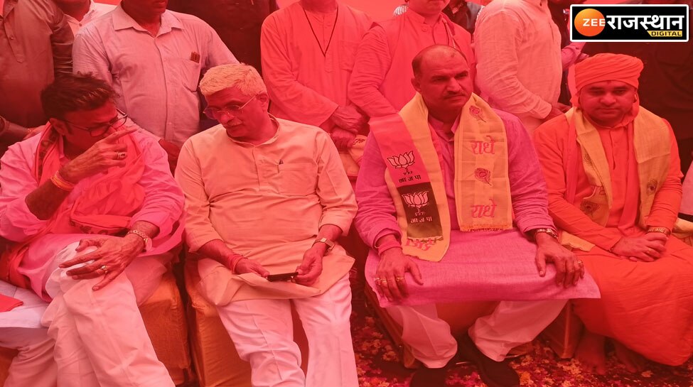 Alwar News People gathered in Baba Mastnath temple foundation stone ...