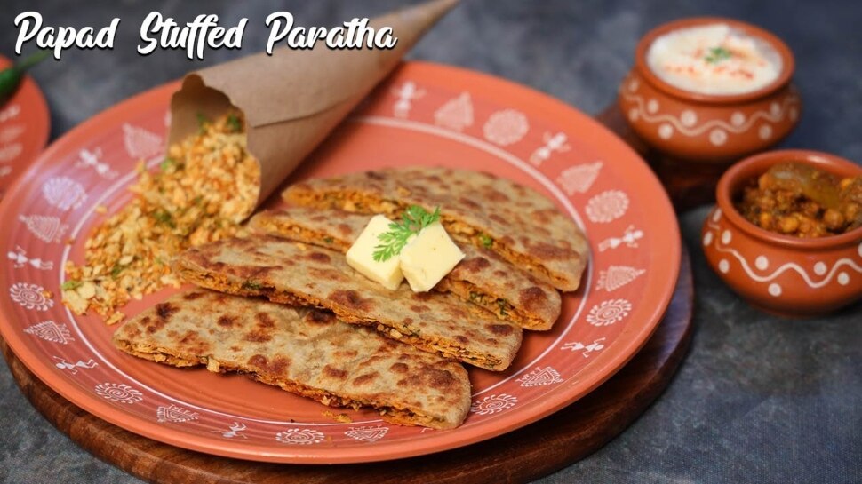 How To Make Papad Paratha Tasty Breakfast Recipe | Hindi News, वीकेंड ...