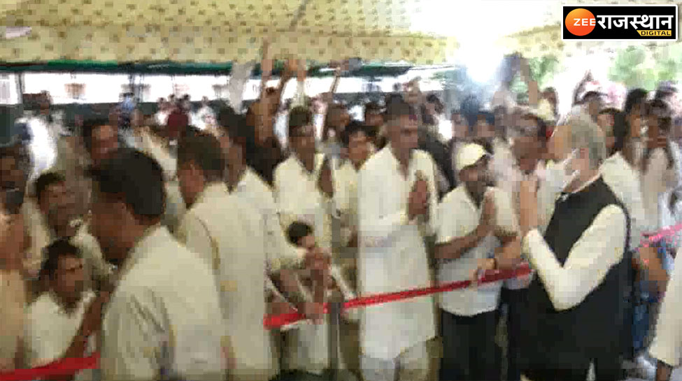 Jaipur Kuchaman was made a district people along with Mahendra Chaudhary thanked CM Ashok Gehlot ...