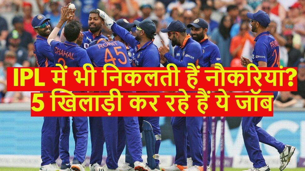 ipl jobs Do you know that jobs also come out in IPL Five players are doing this naukri | क्या आप ...