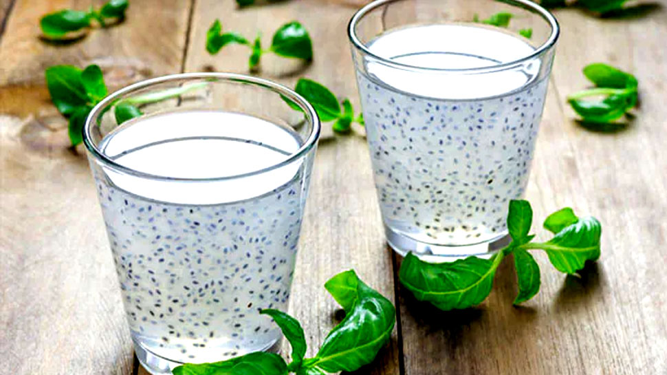 health news sabja seeds benefits with coconut water for weight loss ...