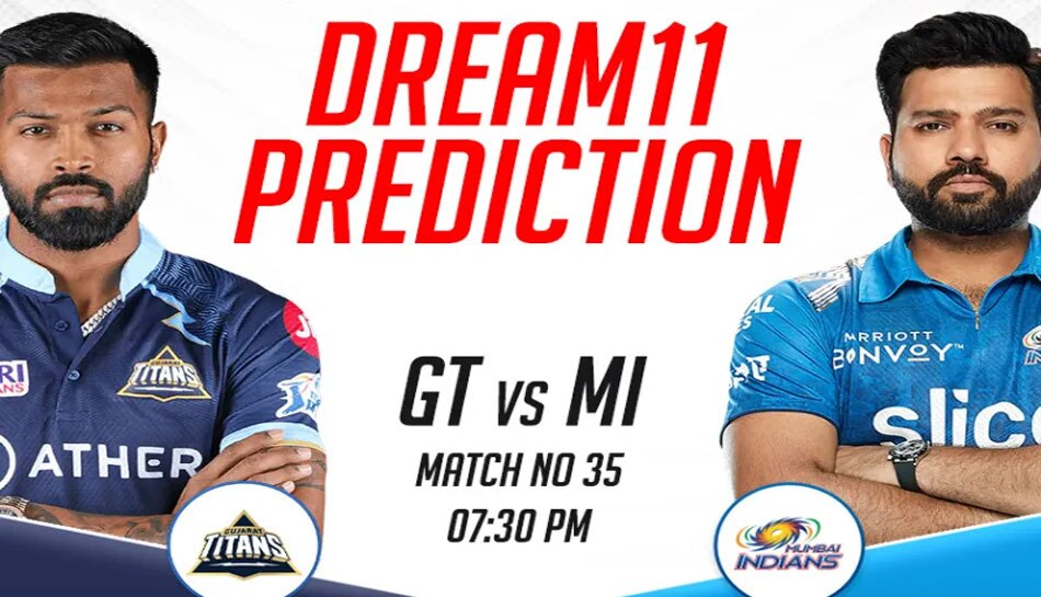 GT vs MI IPL Dream11 prediction of the best team today match Mumbai ...
