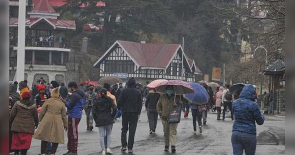 Himachal Weather Update railfall in shimla kullu manali kangra snowfall ...
