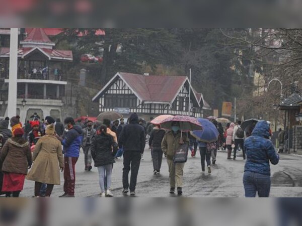 Himachal Weather Update railfall in shimla kullu manali kangra snowfall ...