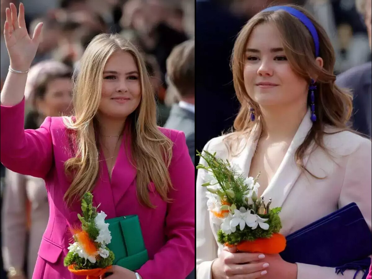 Dutch Princess Ariane and Catharina-Amalia, they win hearts during ...