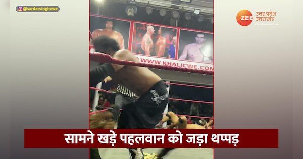 Punjabi woman slaps wrestler in WWE and runs away viral video | पंजाबी ...