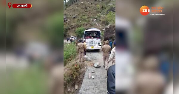 Uttarakhand Bus Accident NH 94 Yamunotri highway 28 passengers were traveling in the bus video ...