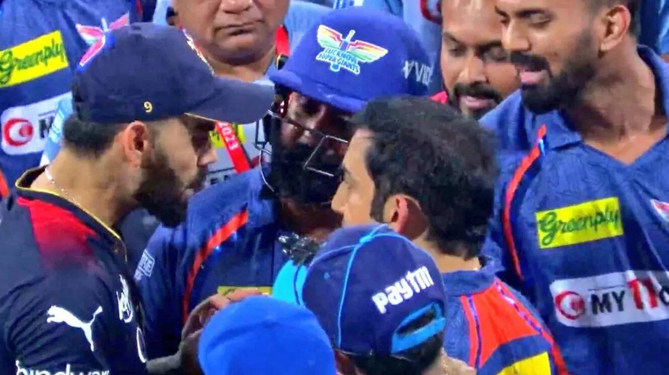 virat kohli and gautam gambhir fight in ipl 2023 after lsg vs rcb match naveen ul haq cricket ...