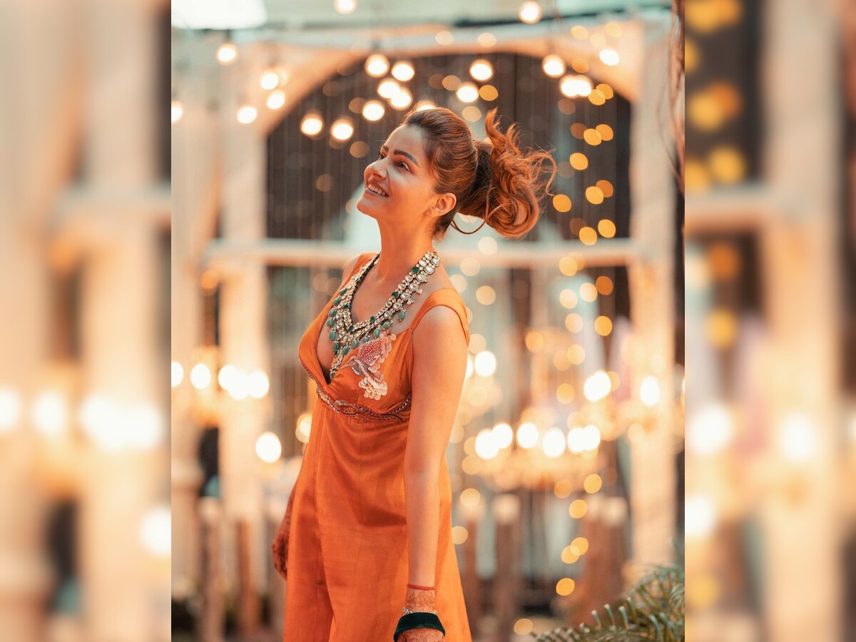 Rubina Dilaik shares nice photos in deep neck dress