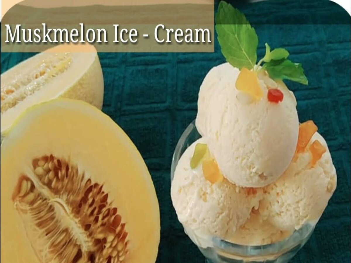 How To Make Muskmelon Ice Cream Summer Special | Hindi News, गर्मियों ...