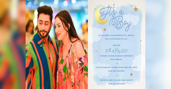 Gauahar Khan and Zaid Darbar welcome a baby boy instagram post anushka ...