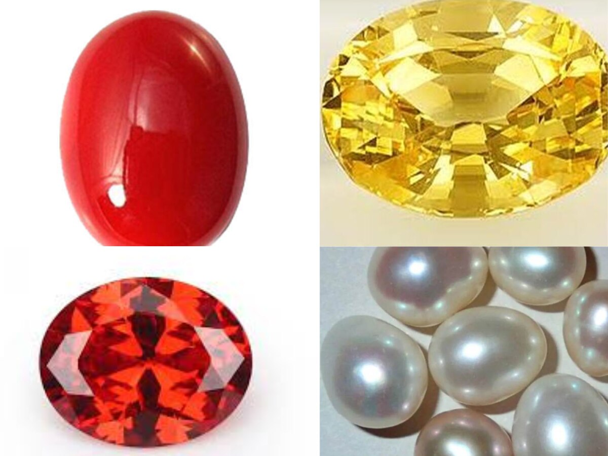 benefits of Gemstone Wearing of these gems including pukhraj moonga ...