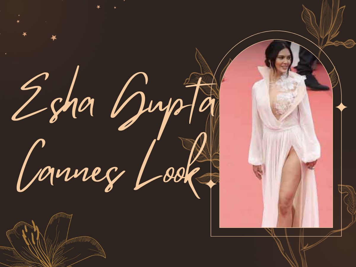 Esha gupta dazzled at cannes film festival 2023 in baby pink thai high slit dress | Esha Gupta ...