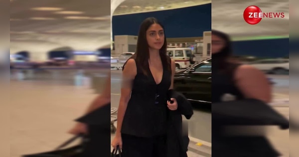 Mrunal Thakur stunning in black outfit in deep clevage and sexy figure ...