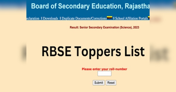 RBSE 12th Science Toppers 2023 Here are toppers in science know how ...