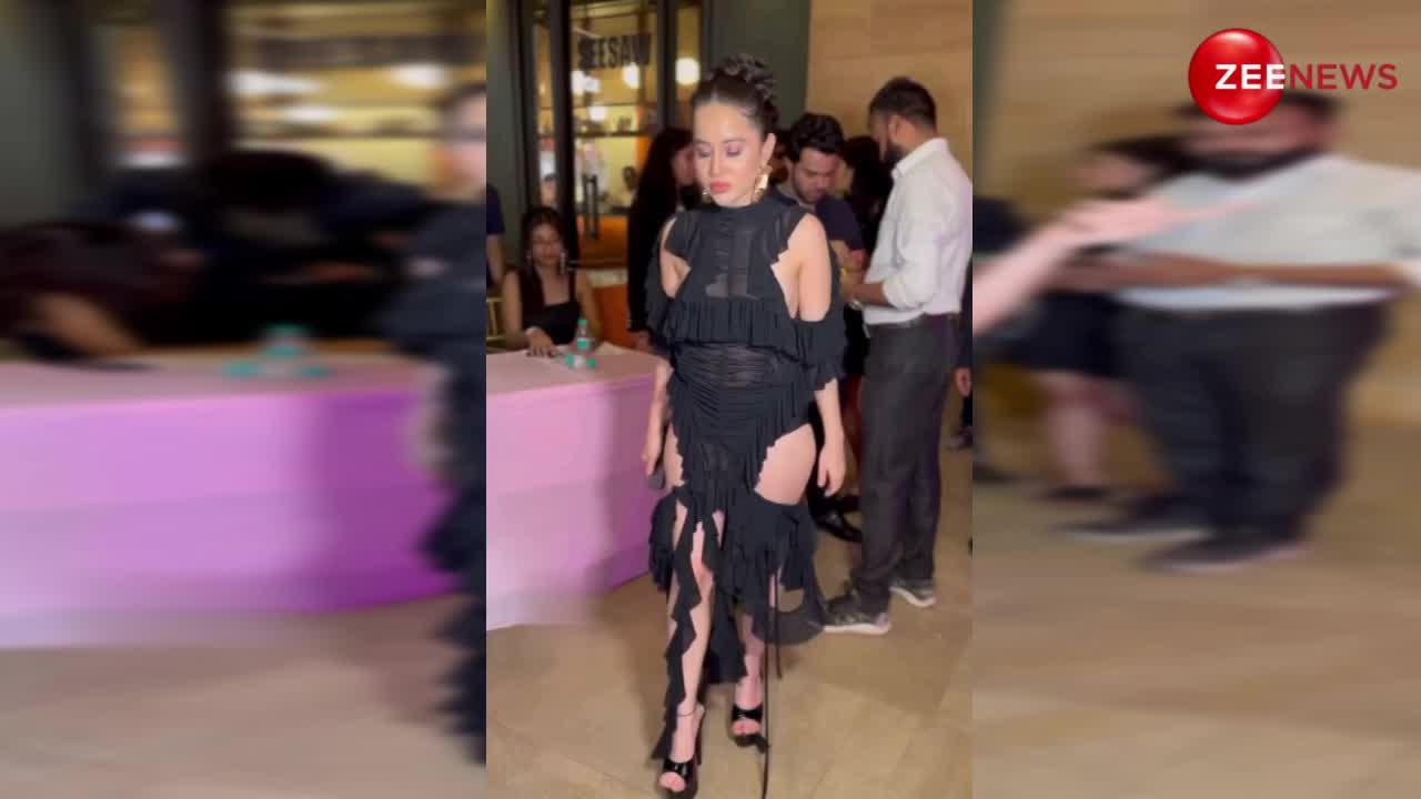 Urfi Javed new dress excessive exposing body part rock another bizarre ...