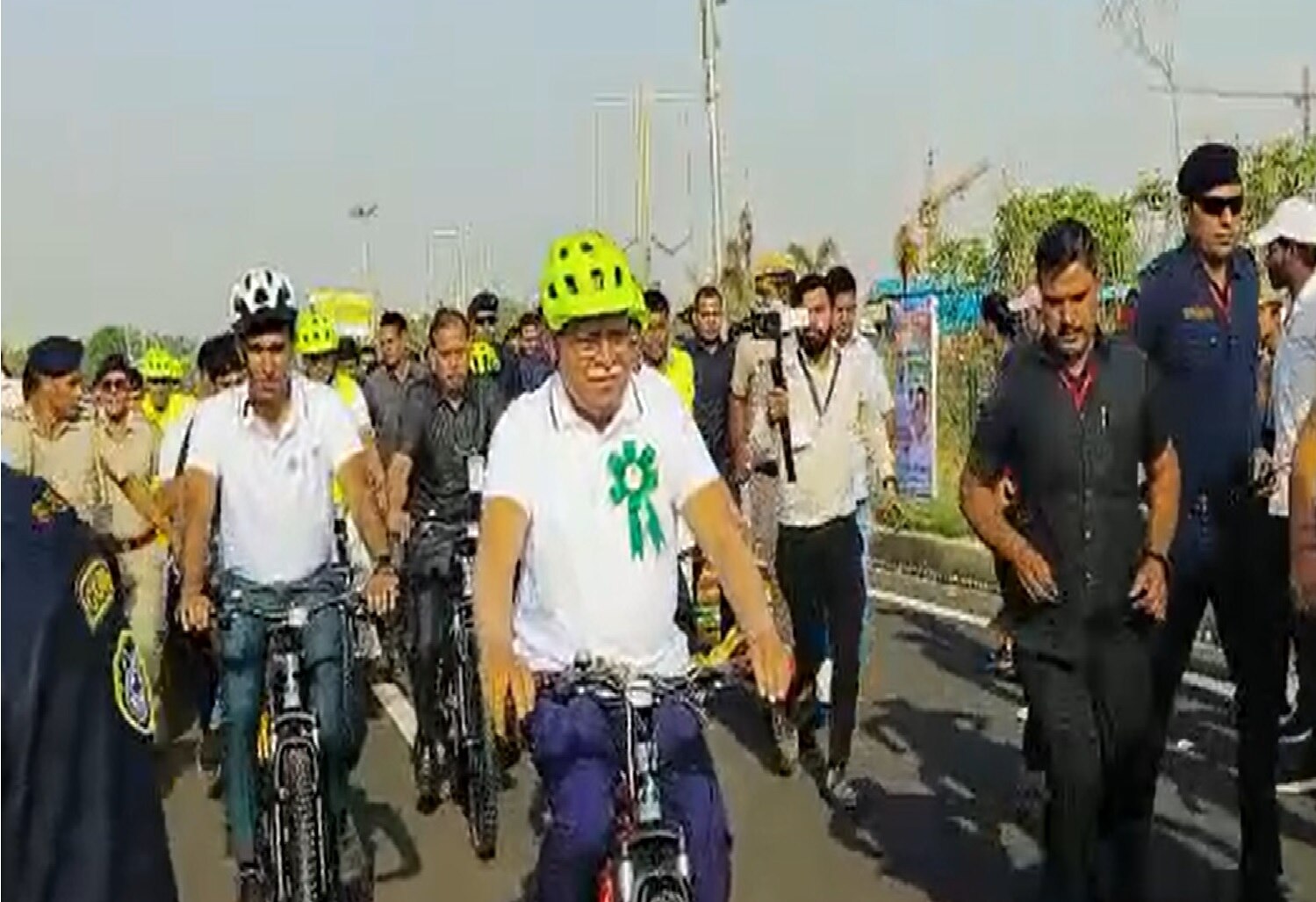 Gurgaon Rahagiri karyakram cm manohar lal cycling photos launched ...