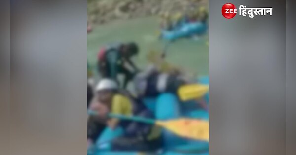 fight between tourists during rafting in rishikesh uttarakhand video ...
