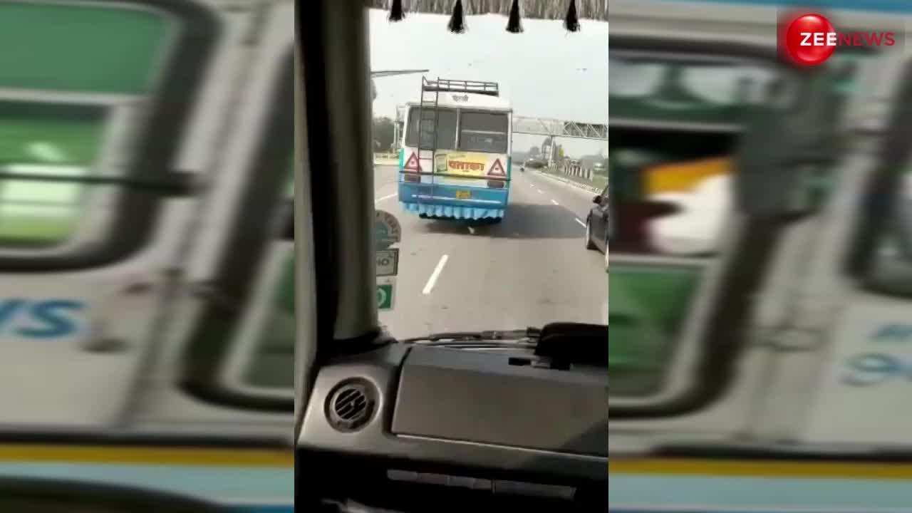 haryana roadways bus driver smoking hookah while driving video | शौक ...