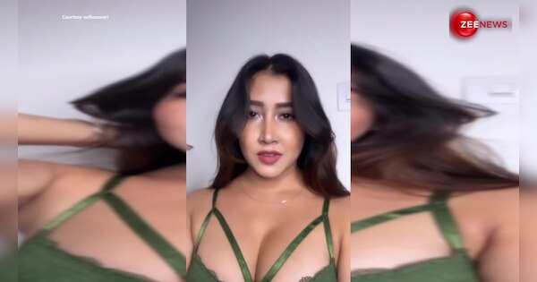 sofia ansari rubs hand on her body wears too bold net bralet | नेट वाली ब्रालेट पहन Sofia Ansari ...