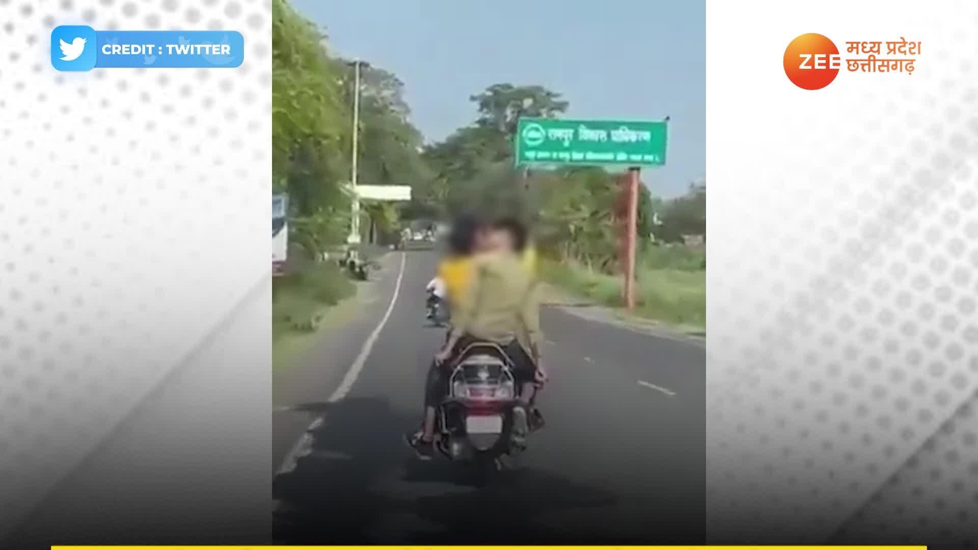 Openly kissing scene in scooty, such a sight on the road of Rampur that even Emraan Hashmi ...