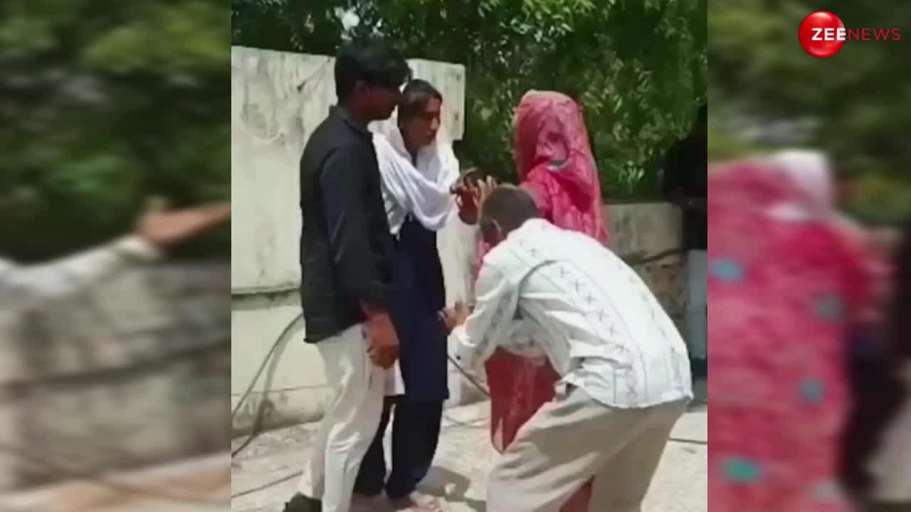 gujarat video father bowed his head folded hands in front of daughter ...