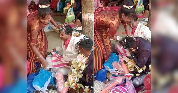 Jija Saali Video Sister In Law Did Scandal After Marriage Groom Not Able To Show His Face